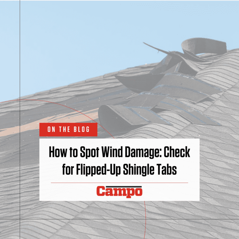 How to Spot Wind Damage: Look for Flipped Shingle Tabs – Campo Roof